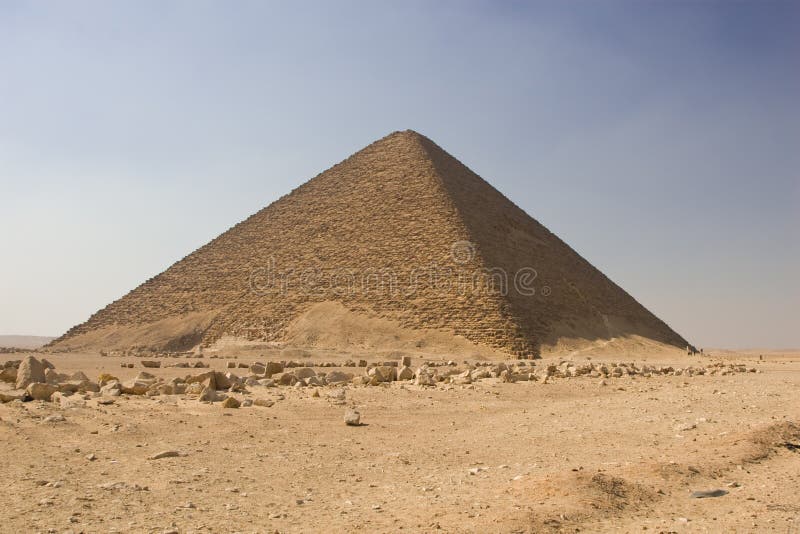 Red Pyramid stock image. Image of history, chamber, travel - 3753497