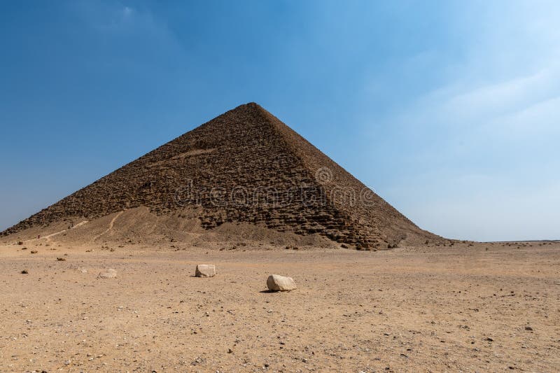 Red pyramid, cairo, egypt stock photo. Image of egypt - 261516736