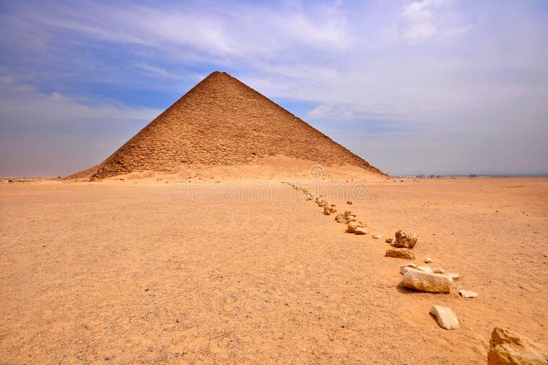 Red Pyramid stock photo. Image of giza, miracle, egyptian - 438338