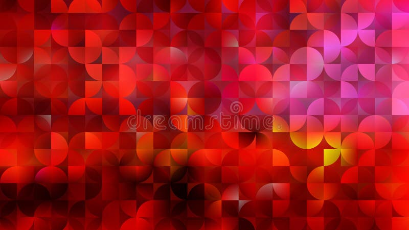 Red Quarter Circles Background Stock Vector - Illustration of ...