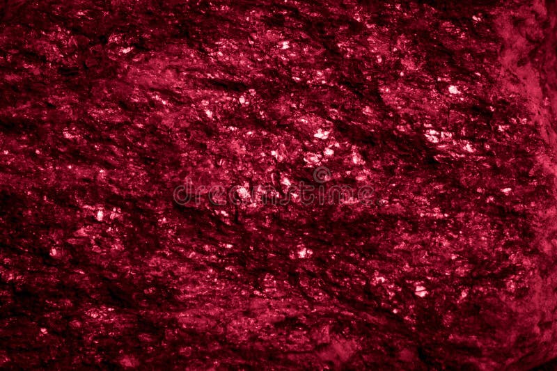 Red Quartz Stone with Visible Pyrite Flakes. Background Stock Image ...