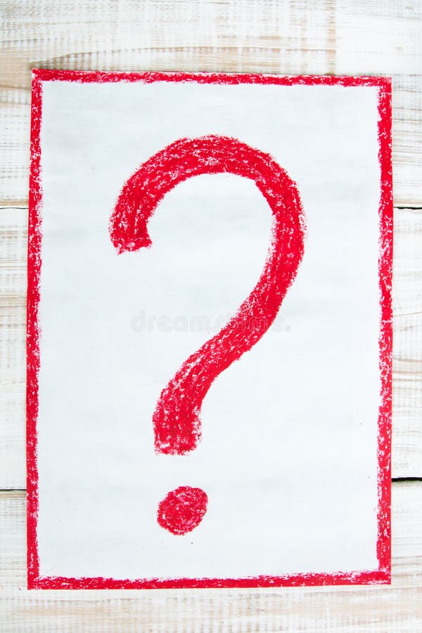 Red question mark stock illustration. Illustration of abstract - 83227840