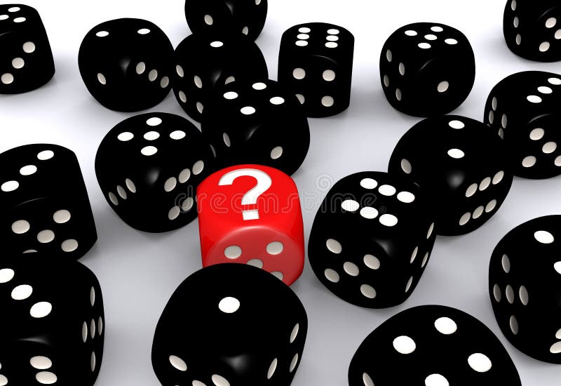 Question Mark Dice Stock Illustrations – 431 Question Mark Dice Stock ...