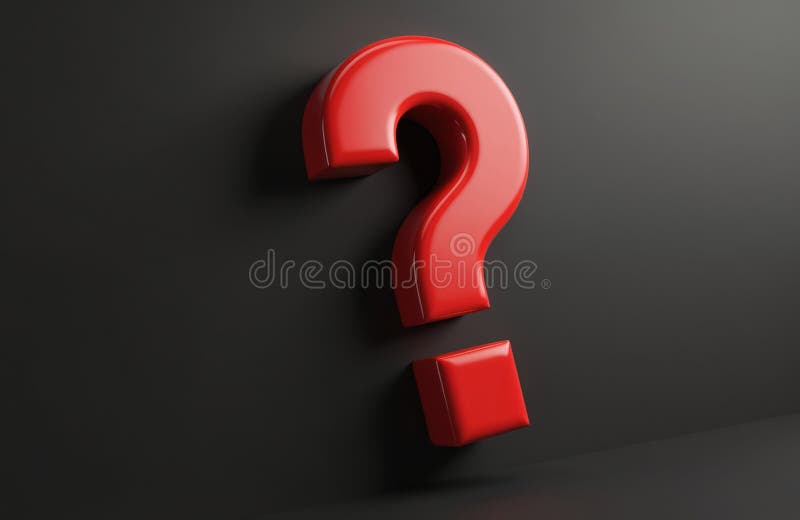 Question Mark Red Button Icon Sign Interrogation Stock Illustrations ...
