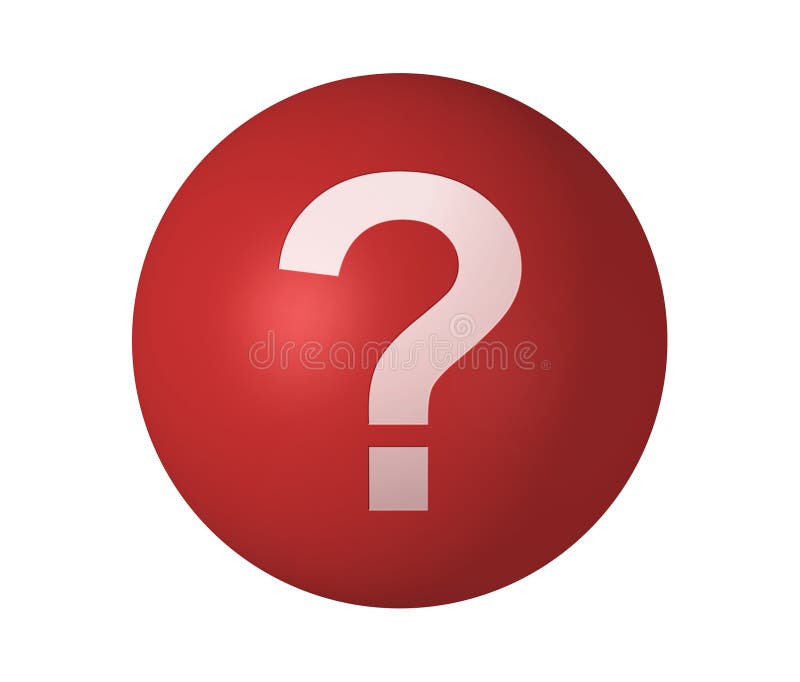 Red question mark stock illustration. Illustration of assist - 184268023