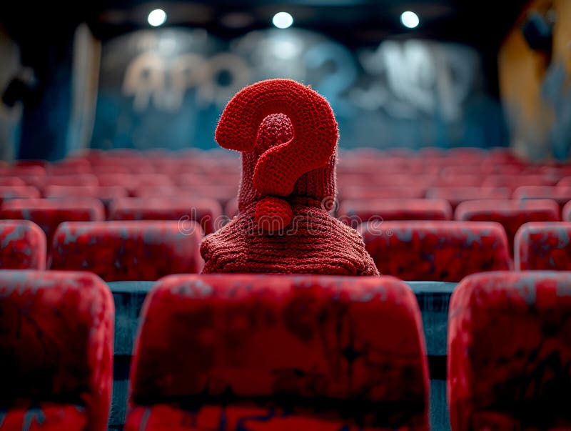 Red Question Mark with Small Puppet People Stock Illustration ...