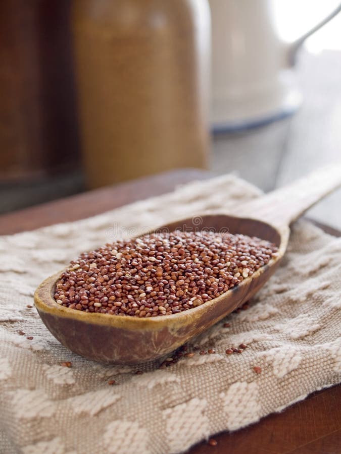 Red quinoa stock photo. Image of background, grains, quinoa - 7214956