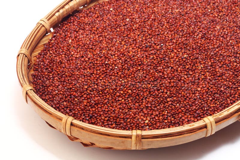 Red quinoa grains stock photo. Image of view, food, fiber - 97925122