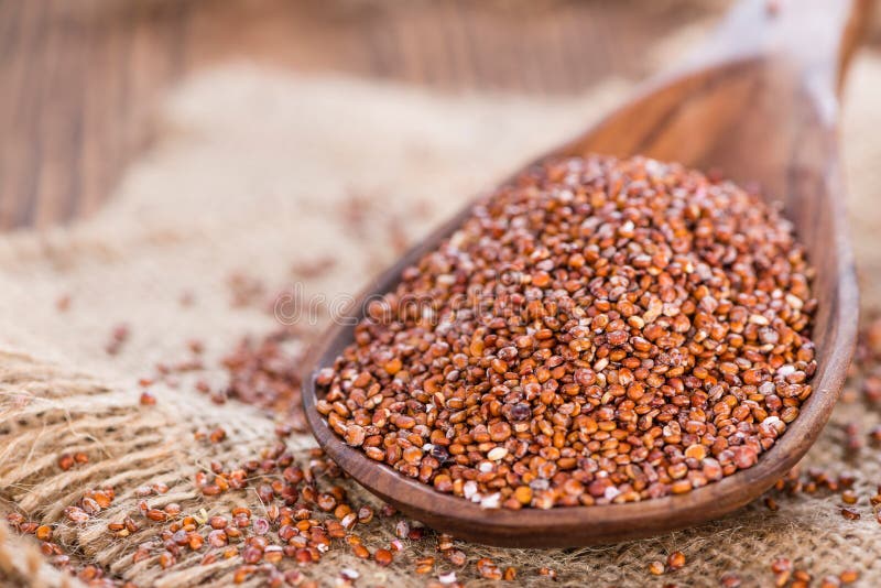 Red Quinoa stock image. Image of cooking, cuisine, natural - 46629185