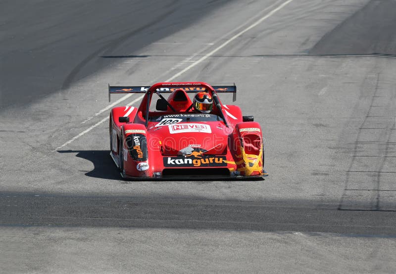 Red race car editorial stock photo. Image of circuit, motor - 4352803
