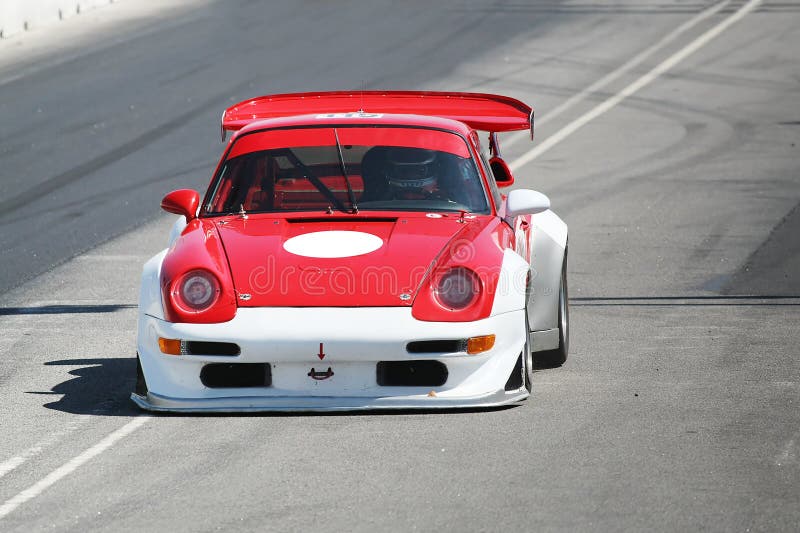 Red race car editorial photography. Image of fast, danger - 4364857