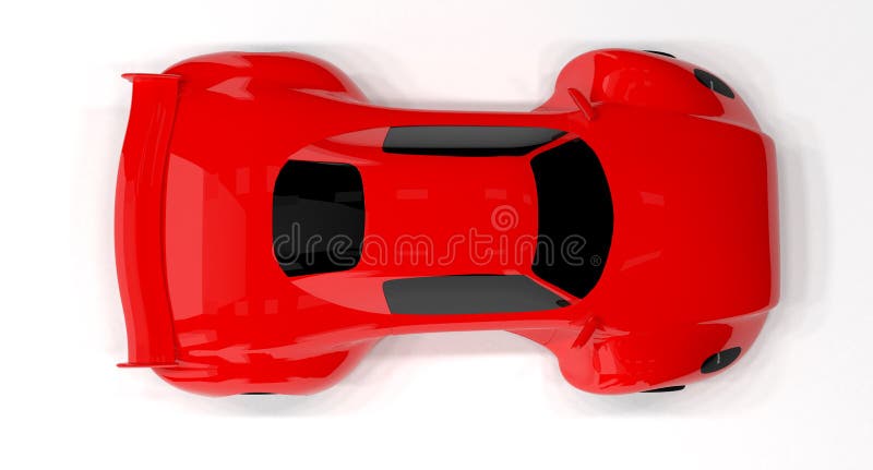 Red race car isolated. stock illustration. Illustration of drive - 31435200