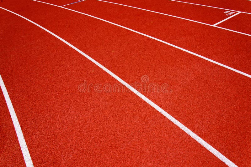 Red race for running stock photo. Image of empty, challenge - 34990178