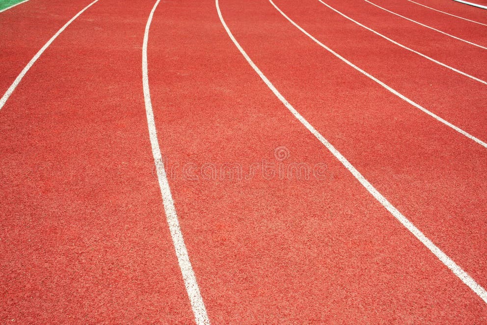 Red race track stock image. Image of surface, empty, ready - 5858001