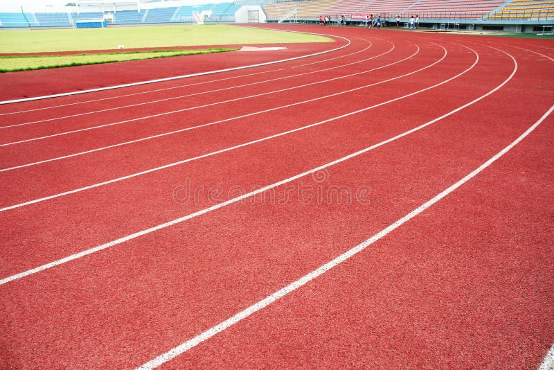 Red race track stock image. Image of compete, paint, lifestyle - 5858107