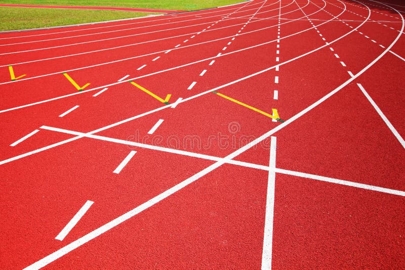 Red racetrack stock image. Image of texture, competition - 37992415