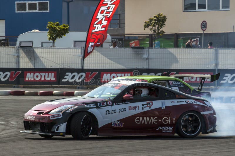 Red Racing Modified Car Drifting Editorial Photography - Image of ...