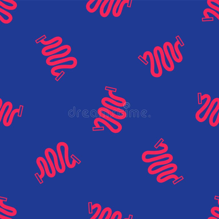 Red Racing Track Icon Isolated Seamless Pattern on Blue Background ...