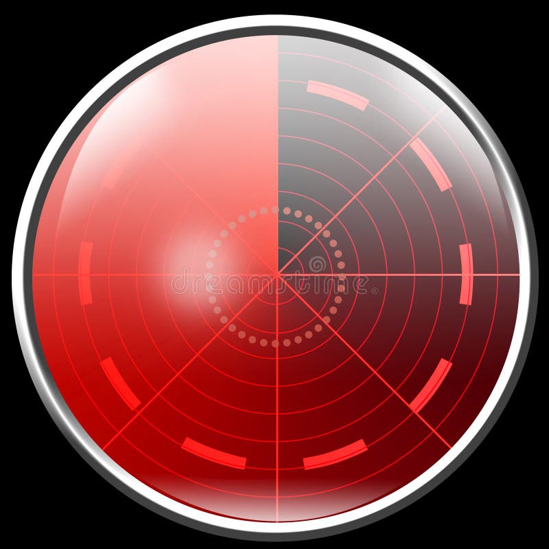 Red radar screen stock illustration. Illustration of europe - 8939182
