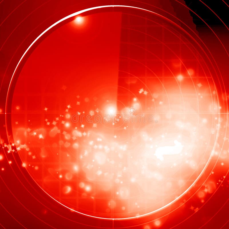 Red radar screen stock illustration. Illustration of missile - 67807183