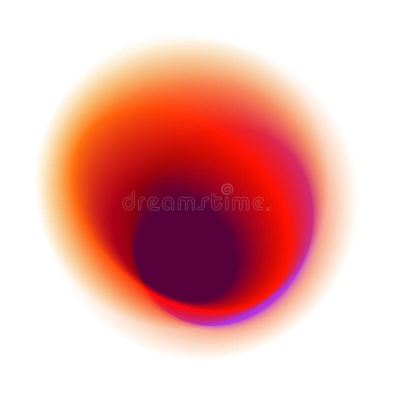 Red Radial Spot with Round Vector Texture. Maroon Gradient Hole Stock ...