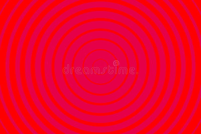 Red Radiating Concentric Circle Pattern Background Stock Vector ...