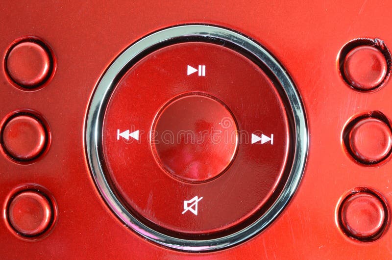 Red radio buttons stock photo. Image of round, control - 54952782