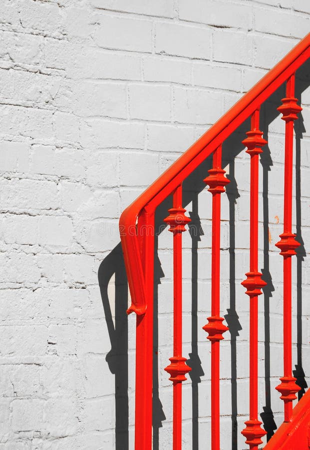 Metal railing by the water stock image. Image of handrail - 591741