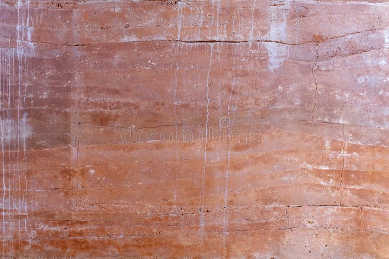 Red Rammed Earth Wall Texture Stock Photo - Image of pattern, stained ...