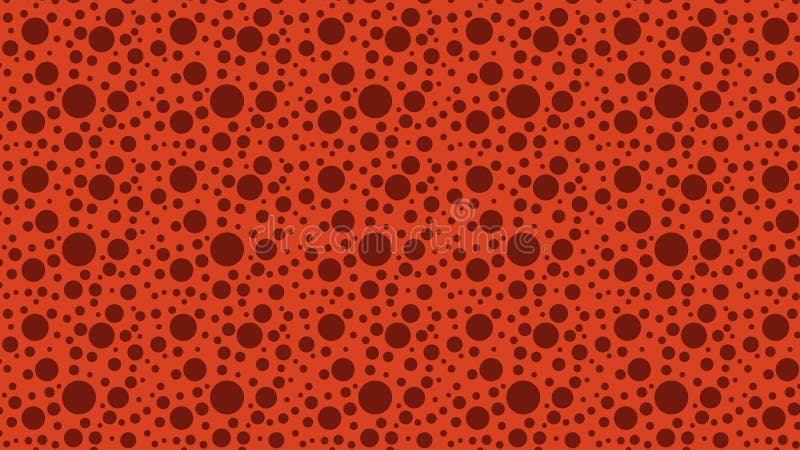 Red Random Circles Dots Pattern Vector Art Stock Vector - Illustration ...