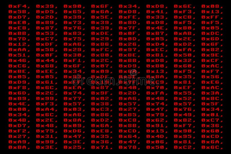Hexadecimal Numbers Stock Illustrations – 140 Hexadecimal Numbers Stock ...