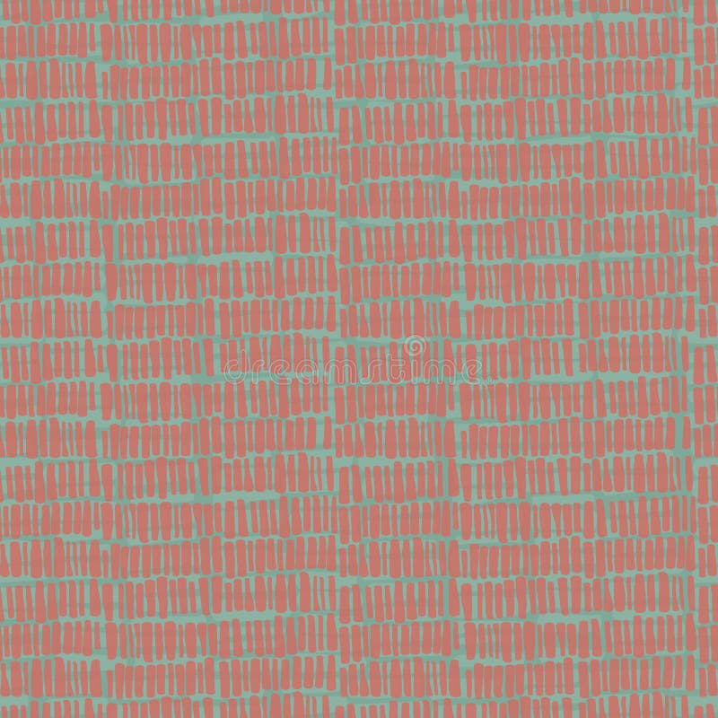 Red Random Marks on Green Textured Background Seamless Pattern. Stock ...