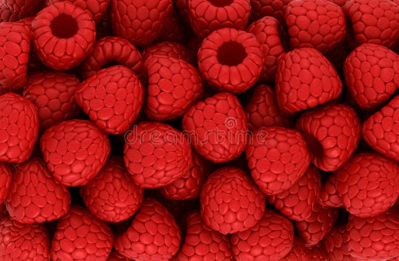 Red Raspberry Texture or Backround Stock Illustration - Illustration of ...