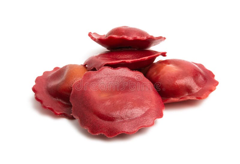Red ravioli stock photo. Image of healthy, ingredient - 143065492