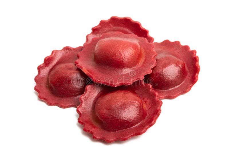 Red ravioli stock photo. Image of italian, healthy, ravioli - 143065832