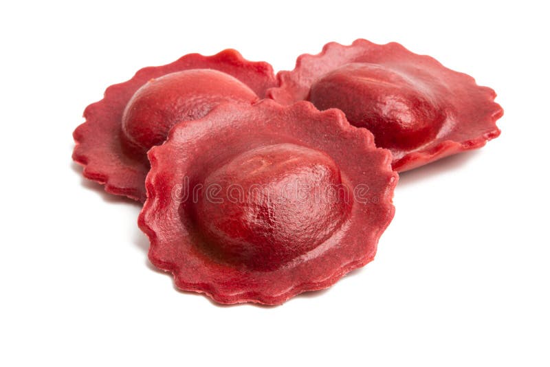 Red ravioli stock photo. Image of healthy, homemade - 143066044