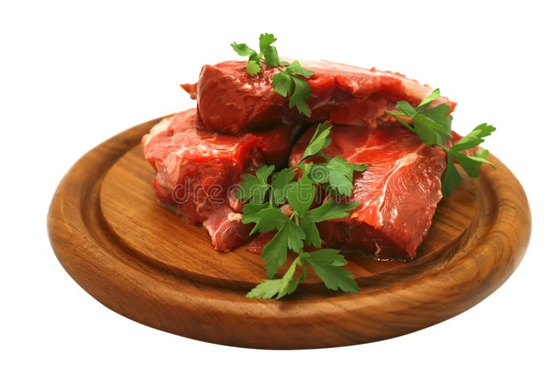 Red raw meat and parsley stock photo. Image of lettuce - 7102682