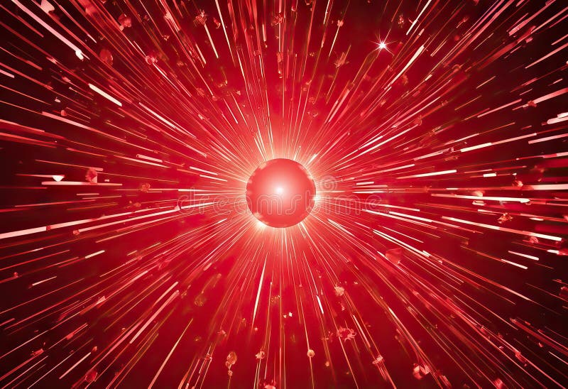 Red Ray Star Burst Background Stock IllustrationRed Background, Red ...