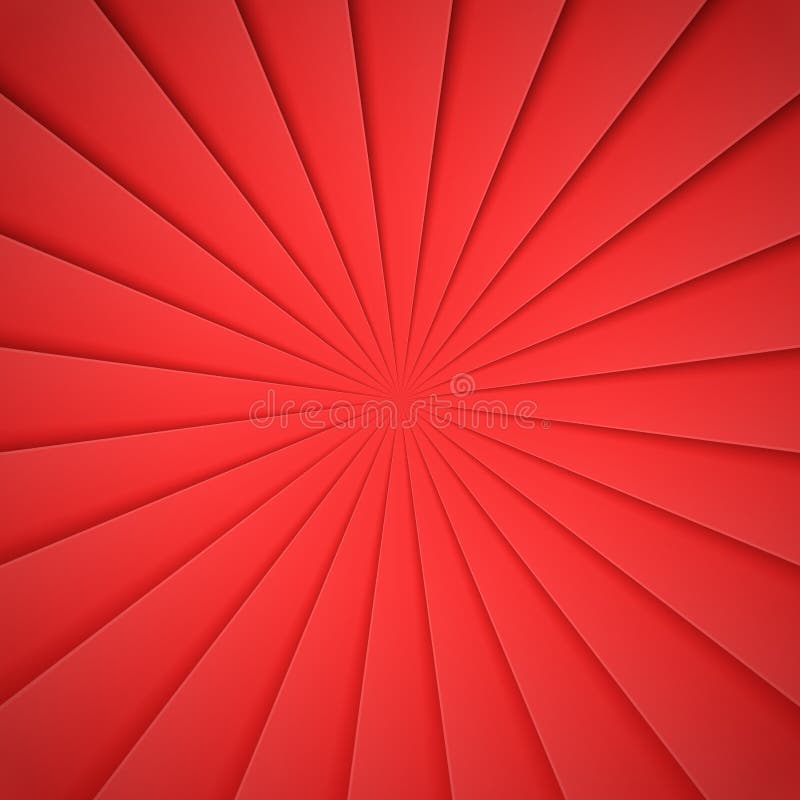 Red Rays in Paper Style Background for Desifn Stock Vector ...