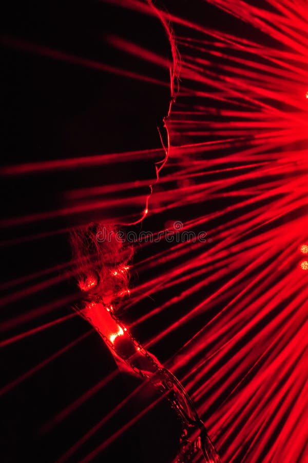 Red rays shaping a man editorial photo. Image of shaping - 244318381