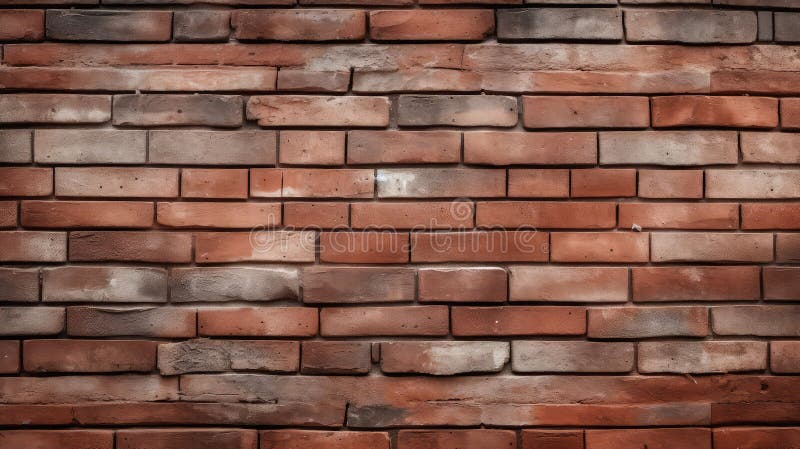 Red real brick wall stock image. Image of brick, mortar - 361814713