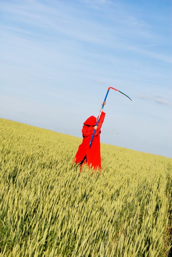Red reaper series stock photo. Image of robe, horror - 11087482