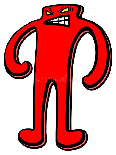 Red rebel stock vector. Illustration of doll, unwilling - 32279015