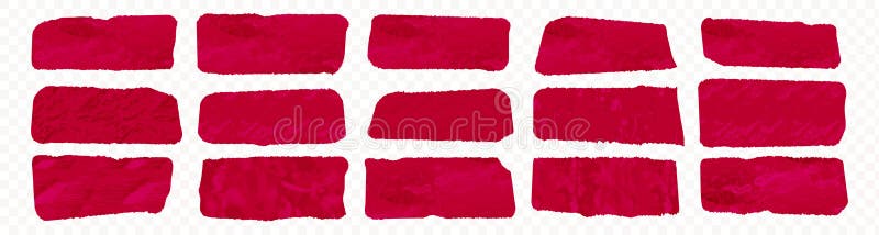 Red Rectangle Torn Paper Shape Vector Backdrop Illustration. Headline ...