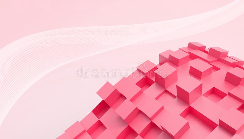 Red Rectangular Box that Toggles Randomly in Modern Art Minimal and ...