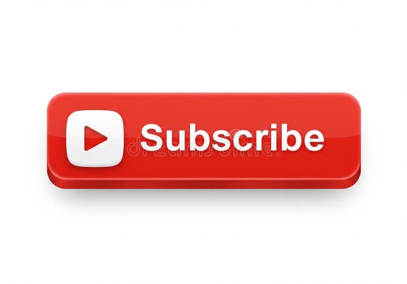 Subscribe Video Channel Button Icon Vector Illustration Isolated on ...