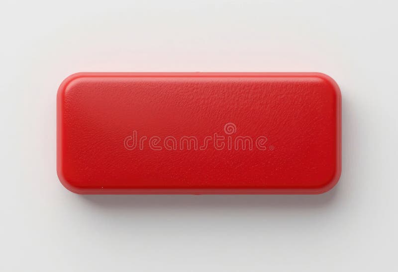 Red Rectangular Case Top View Presentation on White Surface Stock Illustration - Illustration of ...