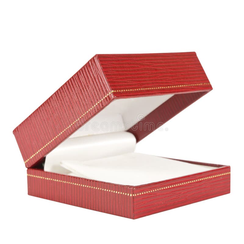 Red rectangular ring box stock photo. Image of love, beautiful - 38120164