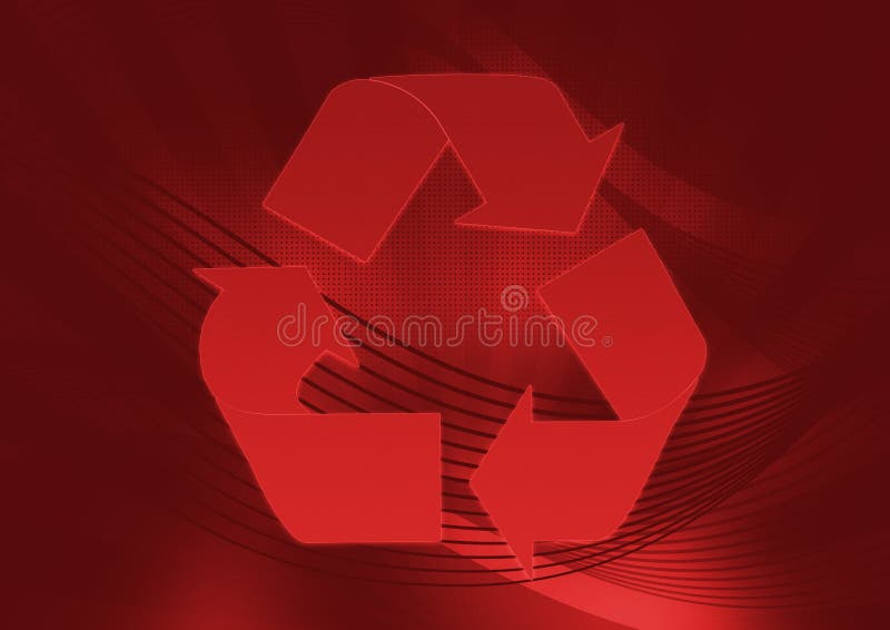 Red Recycle Picture. Image: 5925934