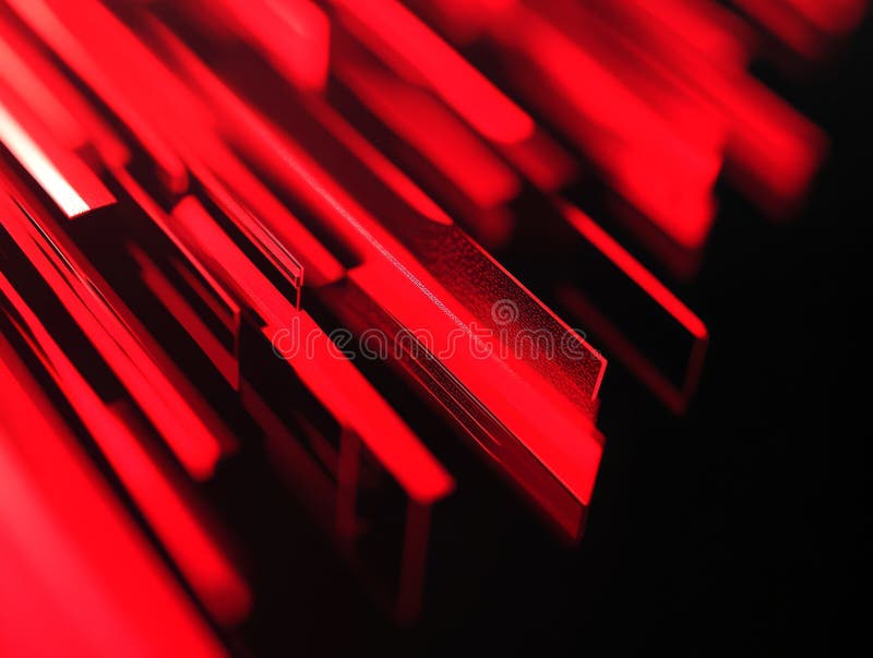 Red Refraction stock photo. Image of generated, lights - 378726450
